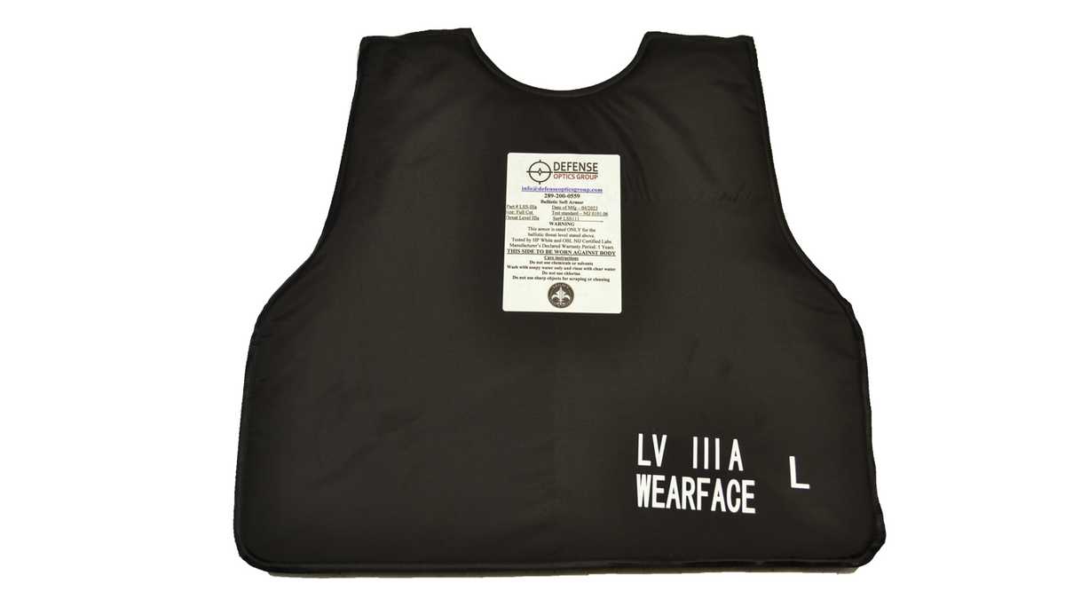 Security Vest Panel Set - NIJ level IIIa – Security Guard Supply